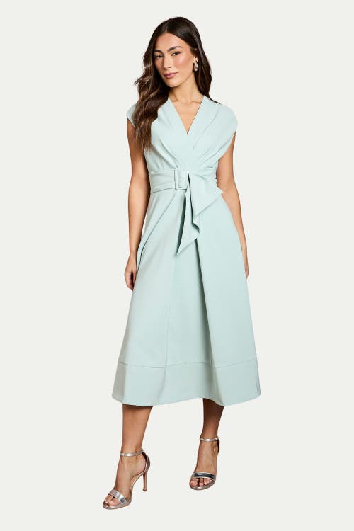 COAST Coast Belted Crepe Midi Dress