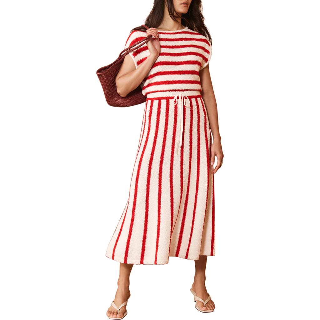 MINT VELVET MINT VELVET Striped Knit Midi Dress