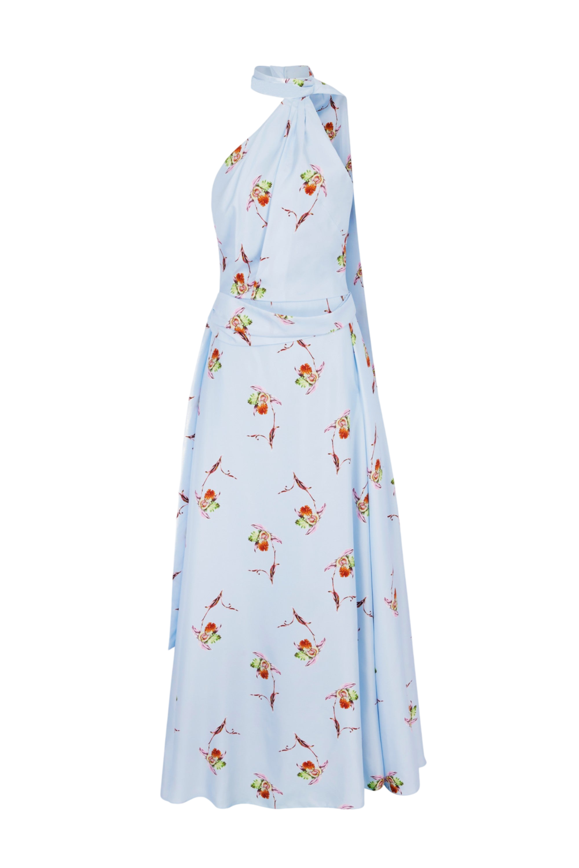 TEMPERLEY LONDON Floral Halter Maxi Dress