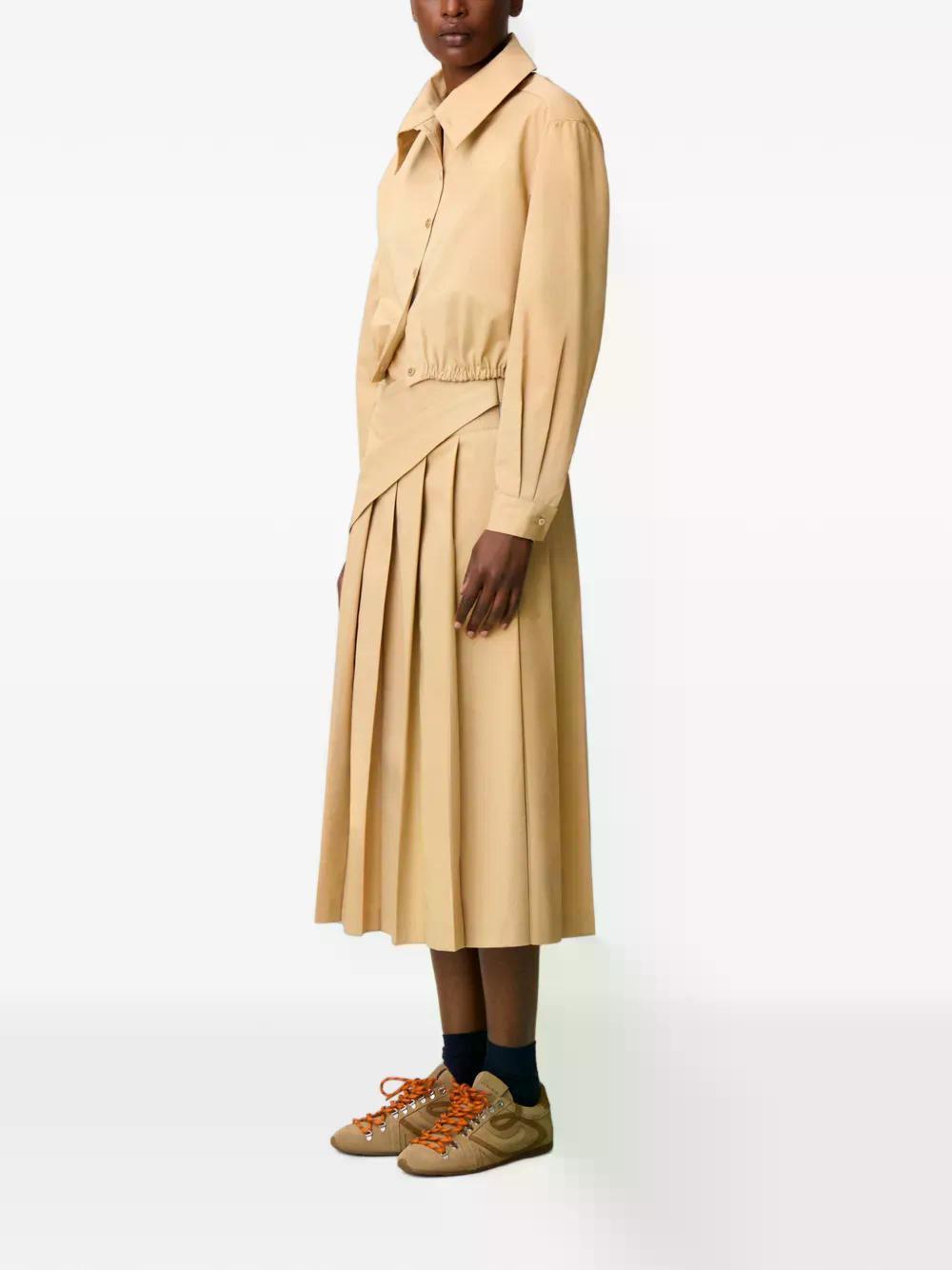CLAUDIE PIERLOT Claudie Pierlot Cropped High Neck Shirt