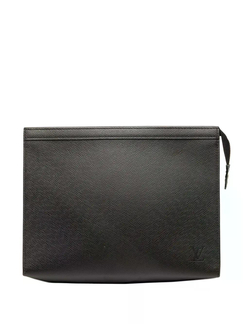 LOUIS VUITTON Louis Vuitton Taiga Pochette Voyage MM Clutch Bag