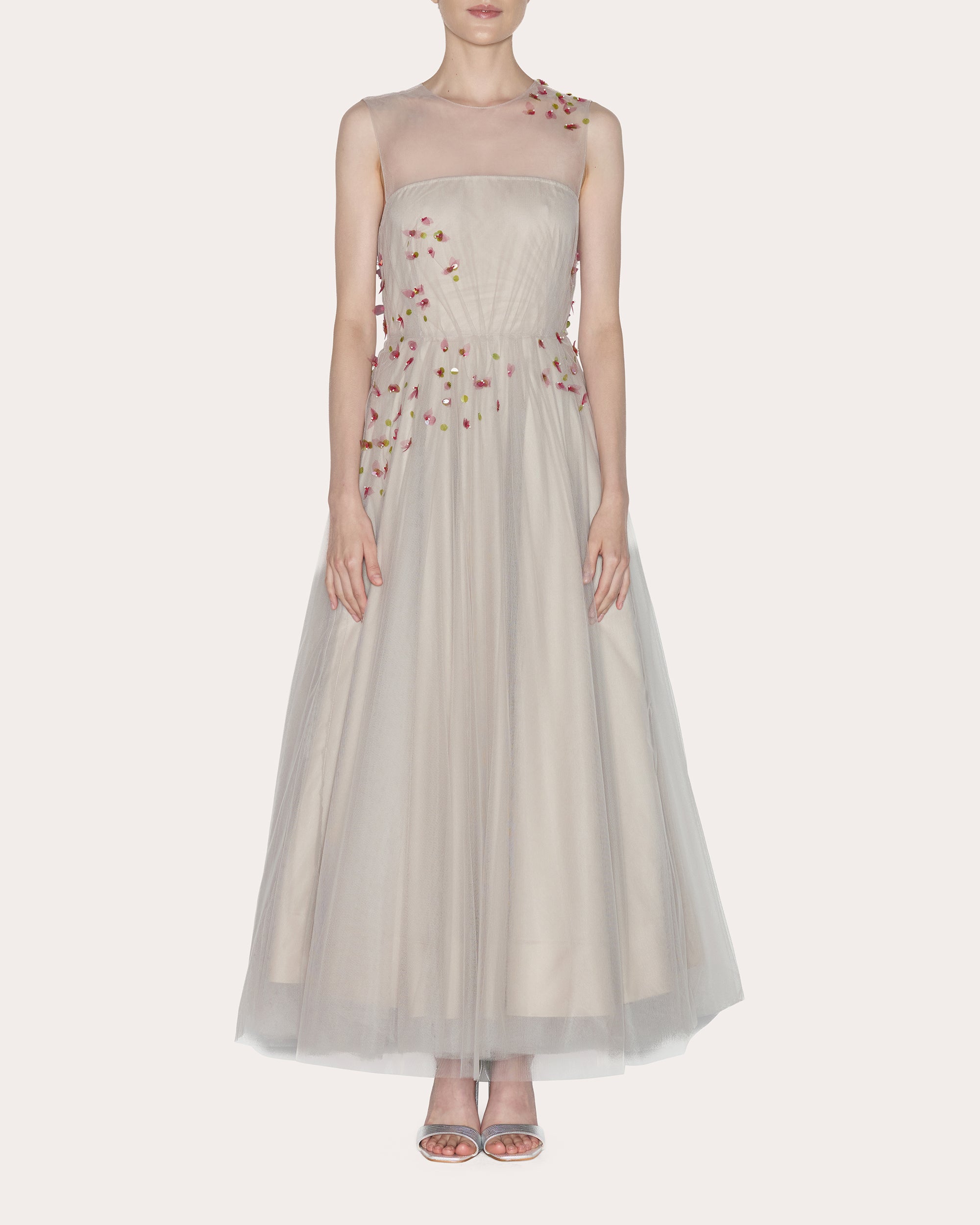 LIA COHEN Lia Cohen Embrace Beaded Tulle Gown