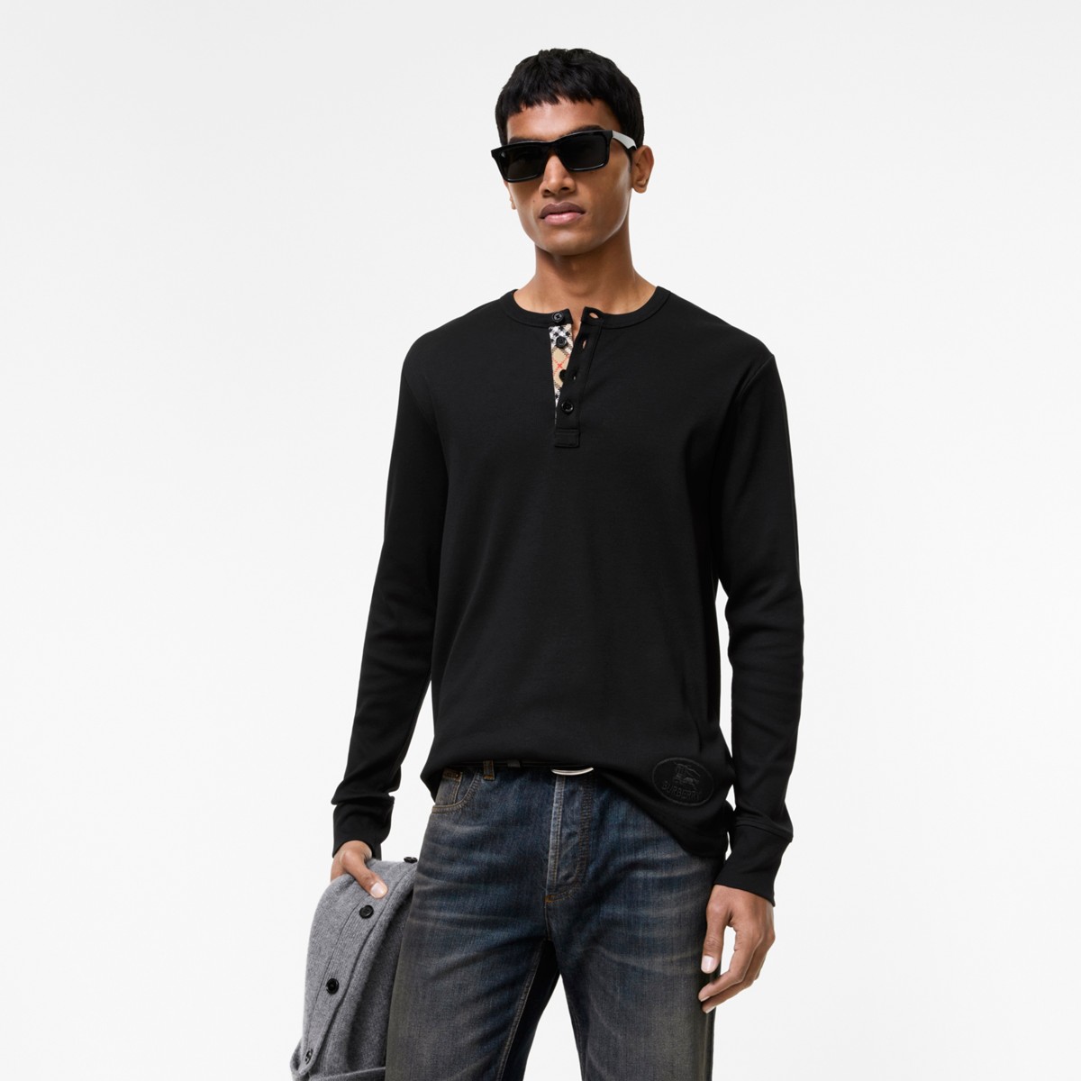 BURBERRY Long-sleeve Cotton top