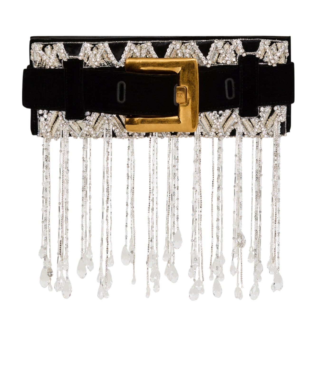 BALMAIN Balmain Anthem Embellished Clutch Bag