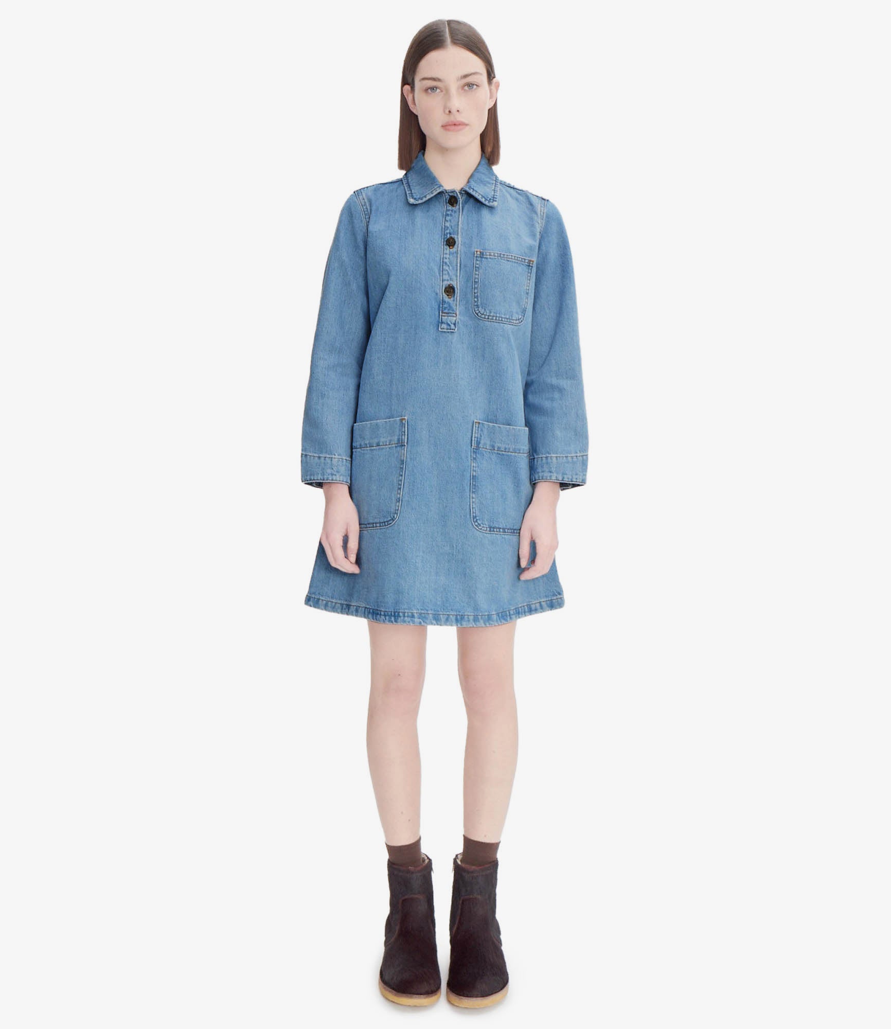 free assembly women's sleeveless denim panel dress LookbookStore Short for Women Summer Shift V Neck Casual Button Down Frayed Raw Hem Short Jeans Dress with Pockets Blue Size XS Size 0 Size 2 at Amazon Tailored paneling and subtle Free People Women's Remino CJLY205437113MN Color:Carribean T5683