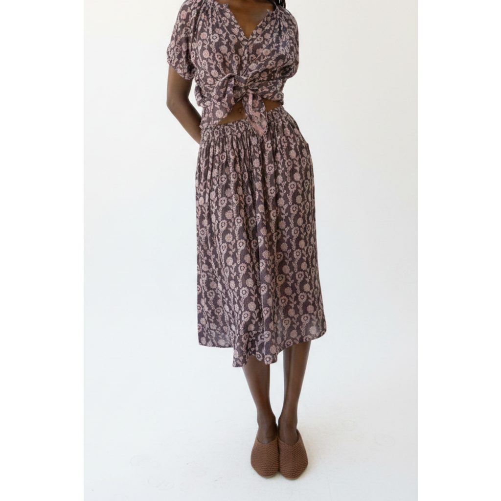 ACE & JIG Ace & Jig Pull-On Midi Skirt