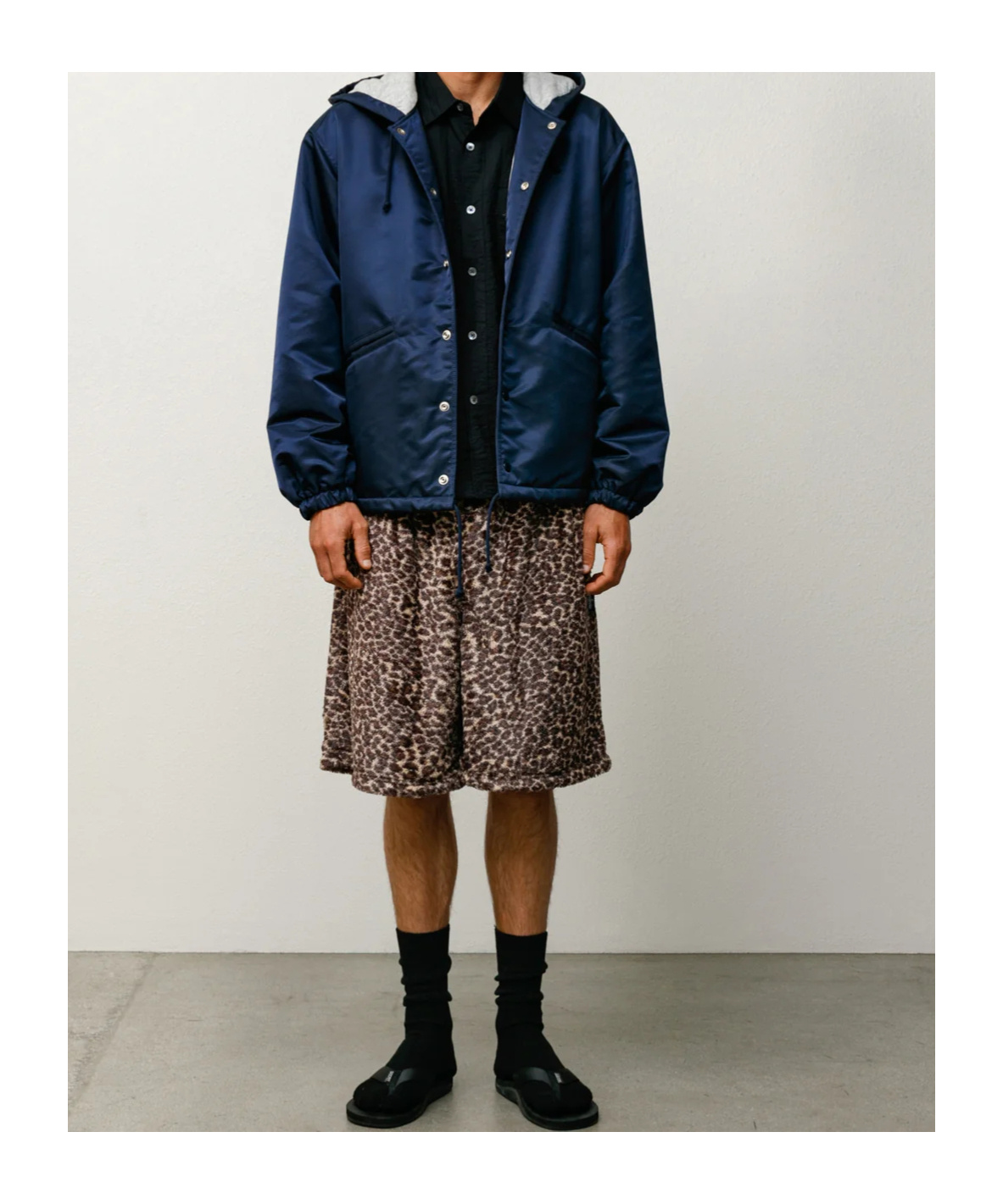 STÜSSY Stussy Leopard Print Plush Shorts