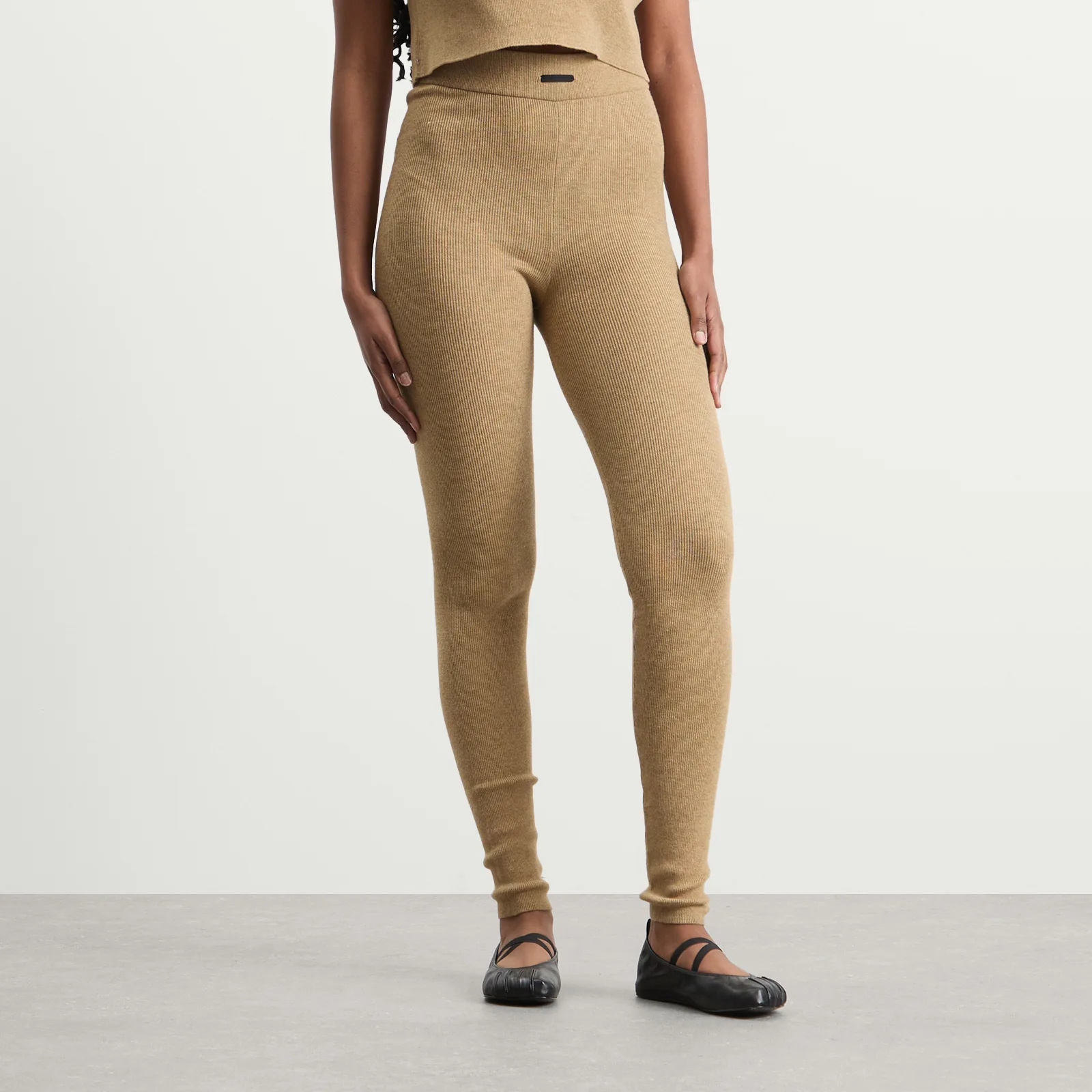 FEAR OF GOD Fear of God Essentials Ribbed Knit Leggings