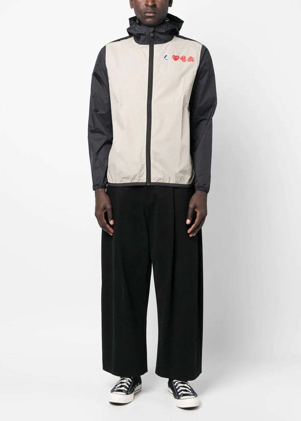PLAY COMME DES GARCON Comme Des Garcons Play K-Way Zip-Up Casual Jacket