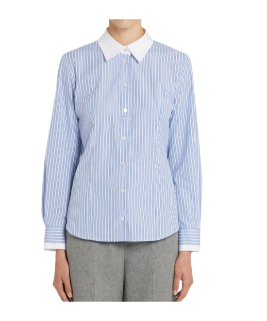 MARELLA Marella Striped Shirt with Classic Collar