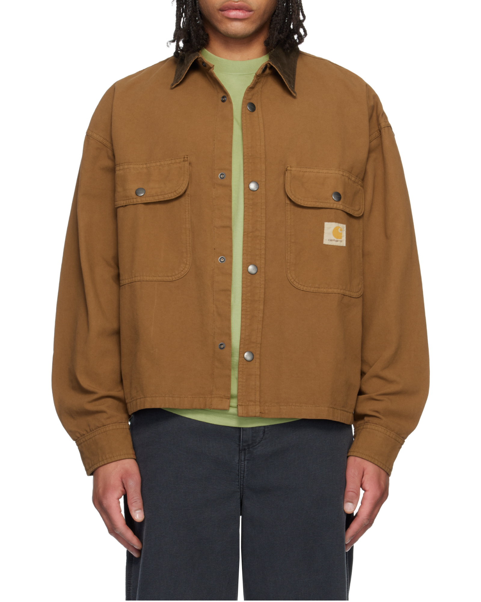 CARHARTT WORK IN PROGRESS Carhartt WIP Long Sleeve Jacket with Lapel and Pocket Details