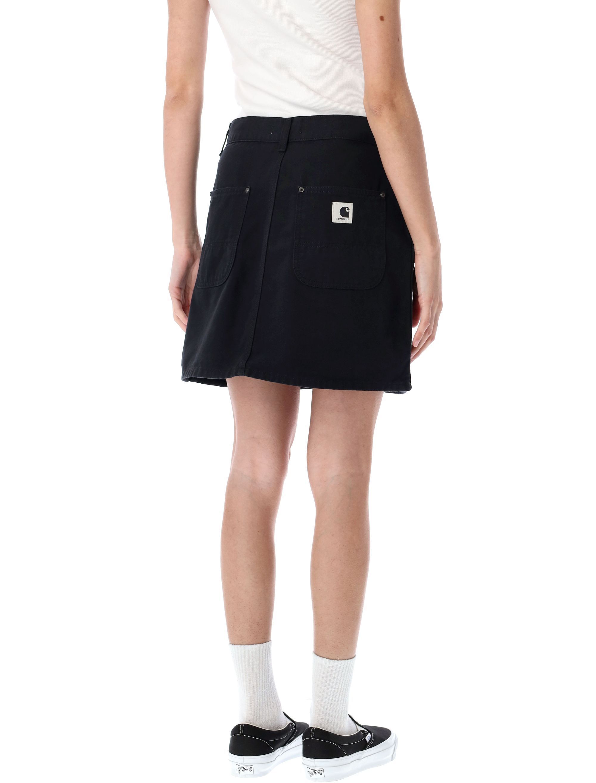 CARHARTT WORK IN PROGRESS Carhartt WIP Logo-Patch Mini Skirt