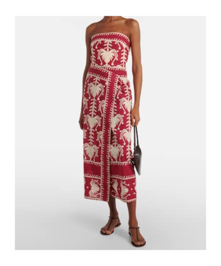 JOHANNA ORTIZ Johanna Ortiz Ancient Peru Cotton Wrap Dress