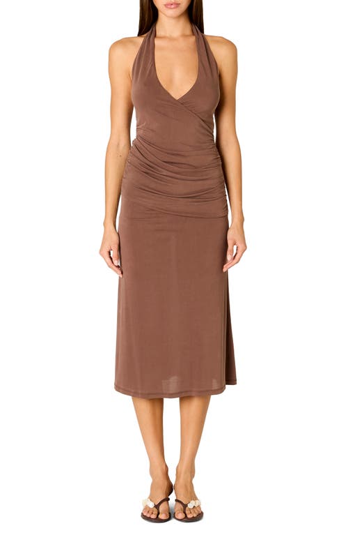 NIA Nia Marina Halter Midi Dress