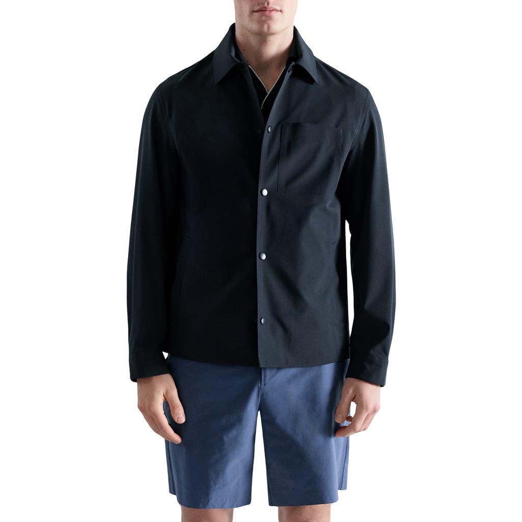 MANGO MANGO Water Repellent Jacket with Spread Collar
