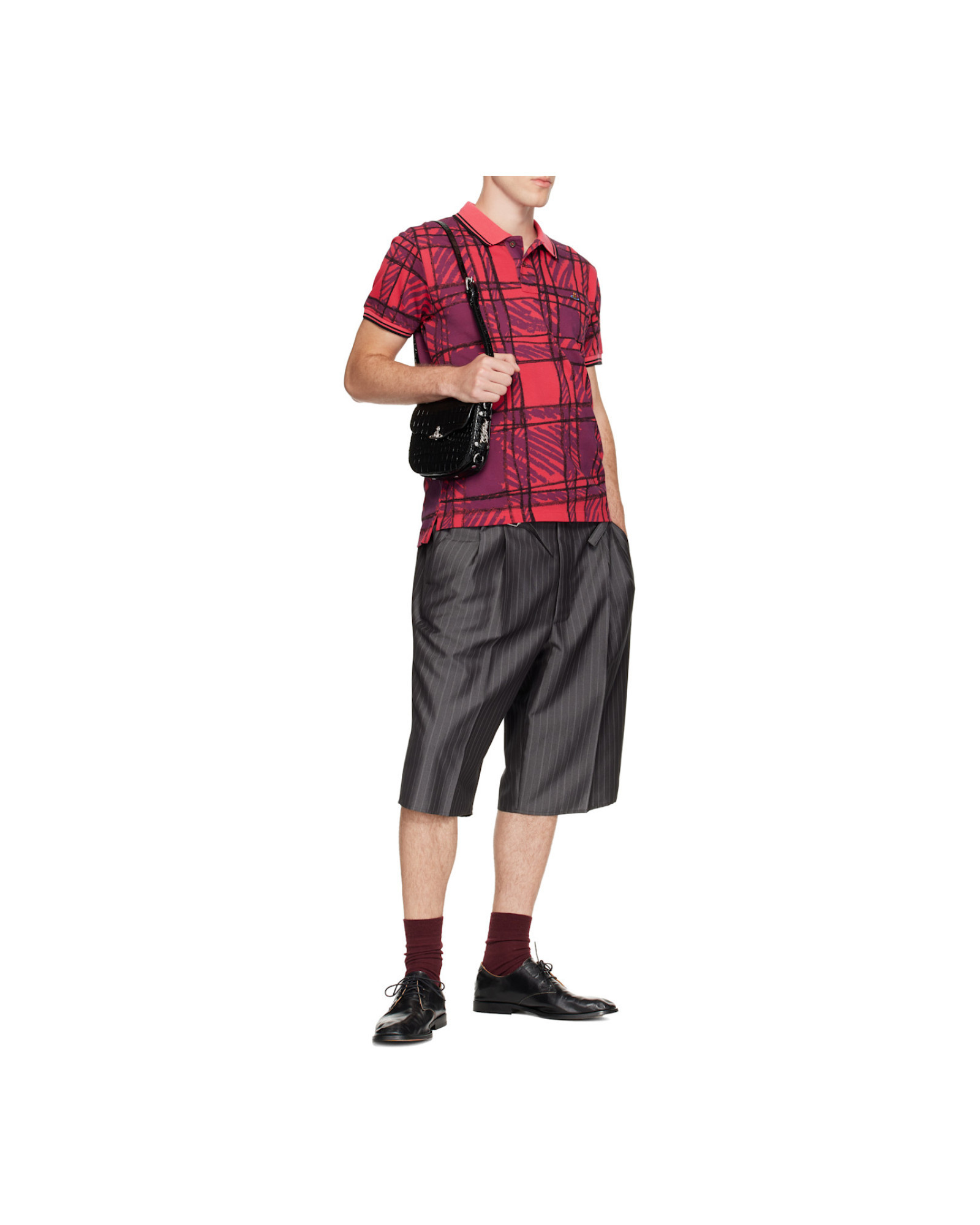 VIVIENNE WESTWOOD Vivienne Westwood Scribble Check Polo Shirt