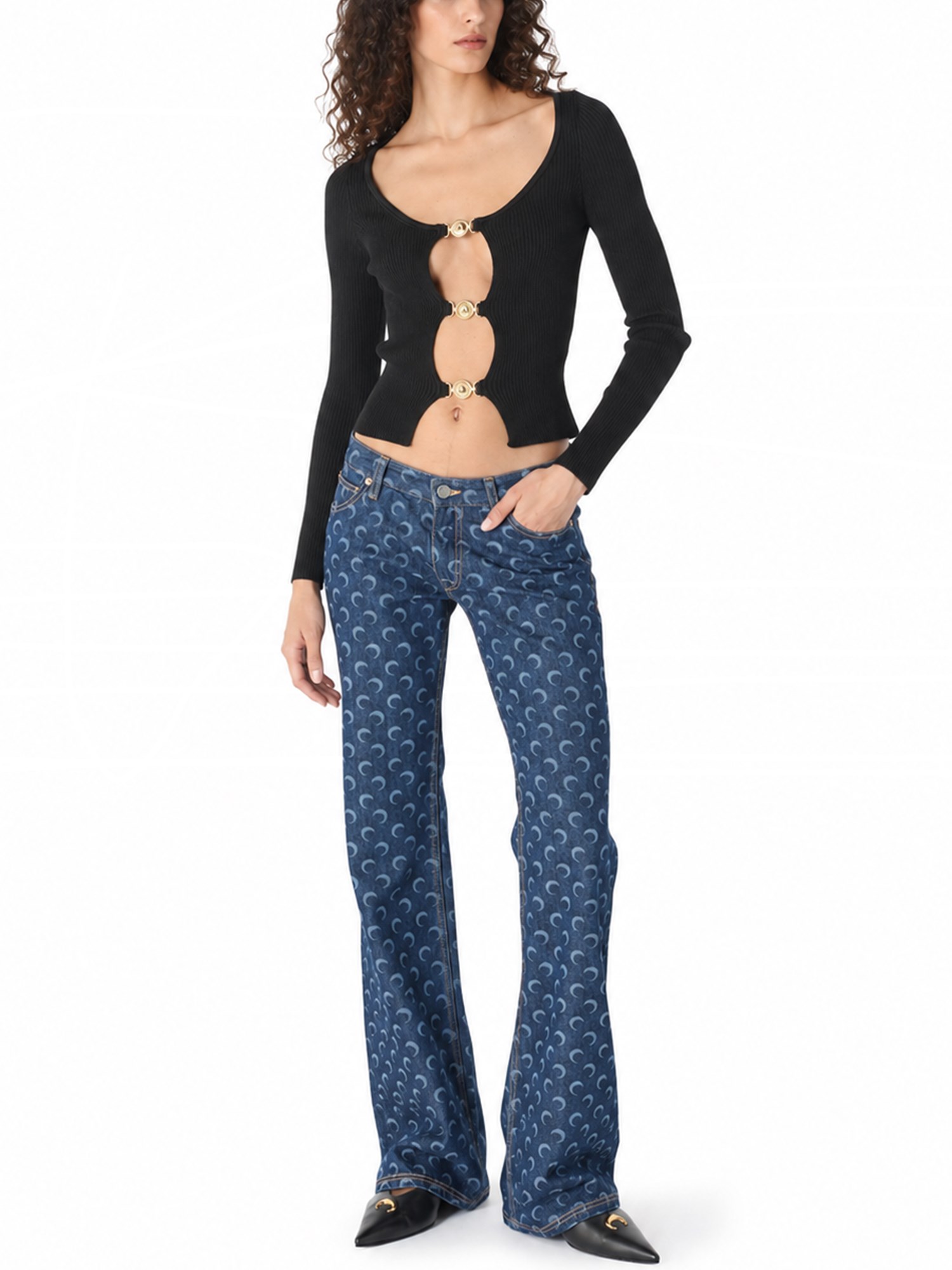 MARINE SERRE Marine Serre Jeans "Moon"