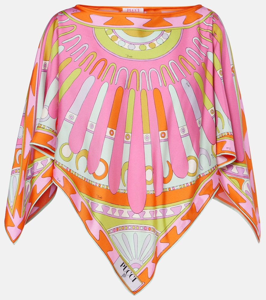 EMILIO PUCCI Pucci Silk Twill Top