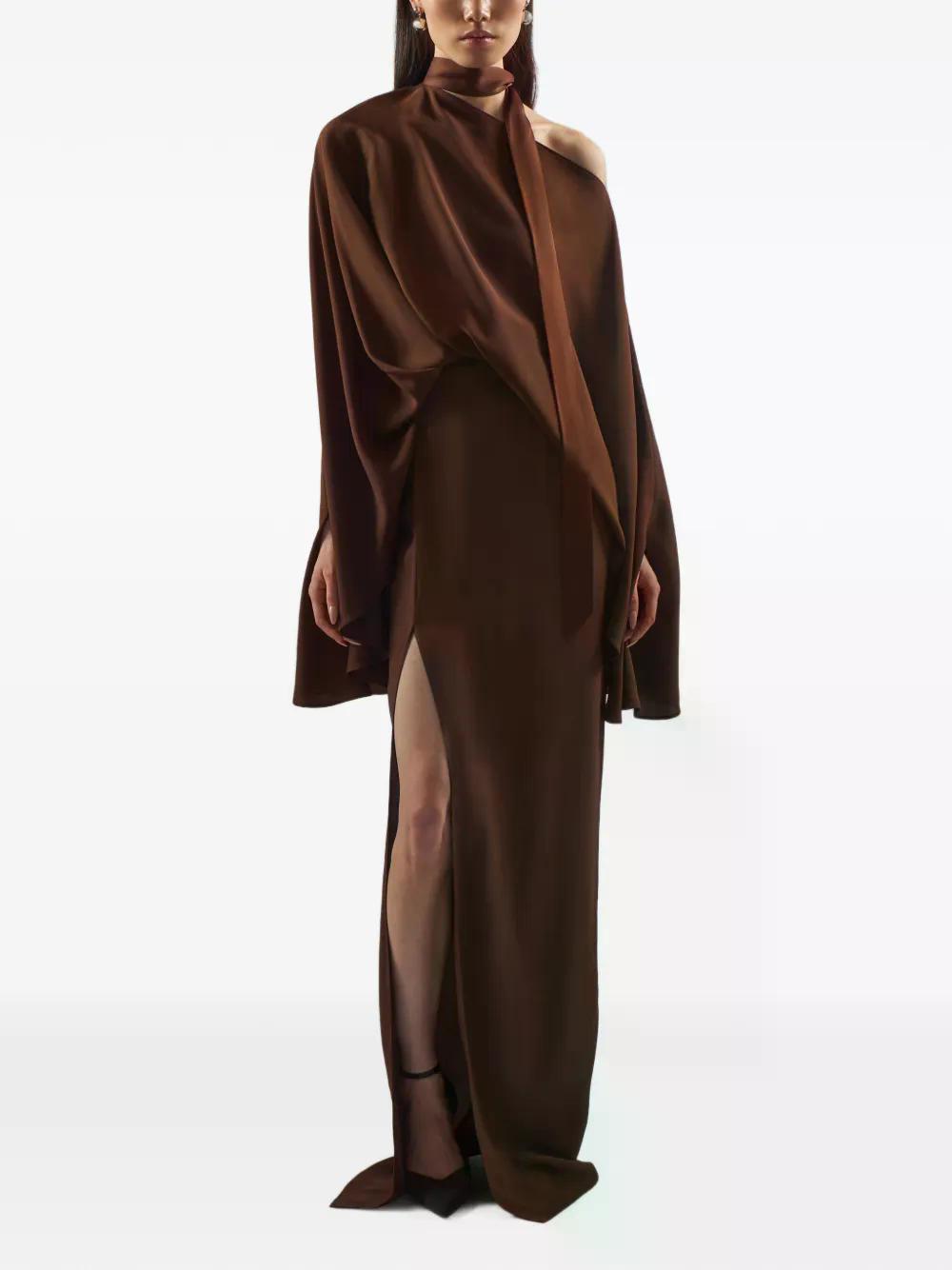 TALLER MARMO Taller Marmo Asymmetric Draped Dress