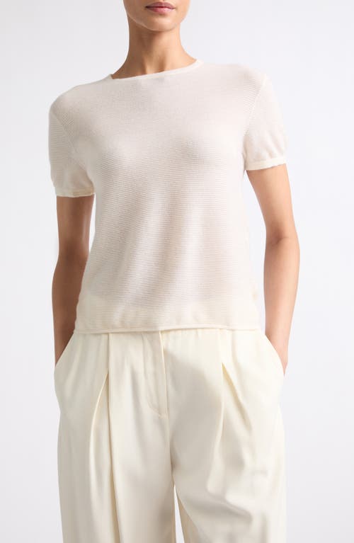 LISA YANG Lisa Yang Ira Short Sleeve Cashmere Sweater
