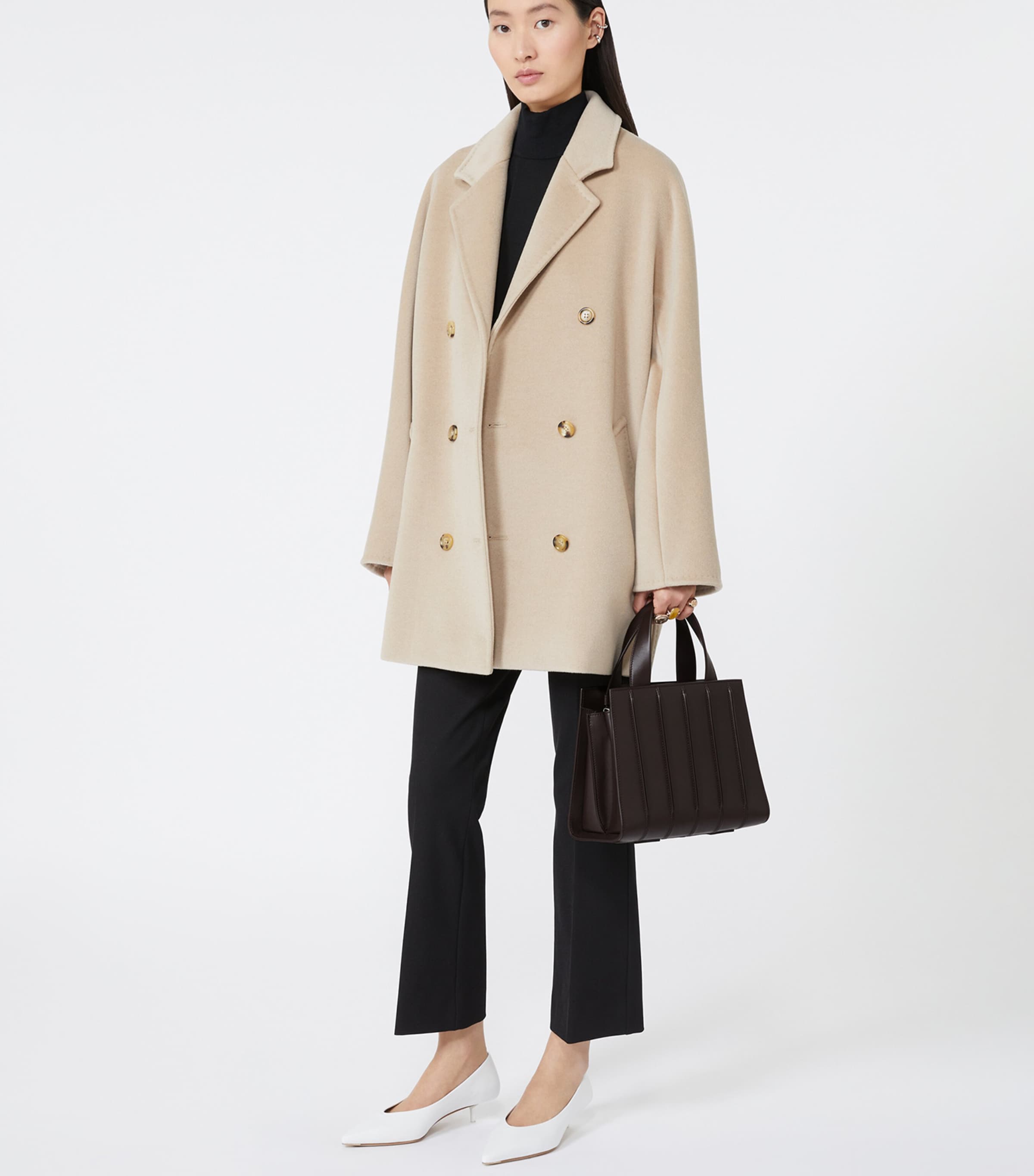 MAX MARA Max Mara Medium Quilted Whitney Top-Handle Bag