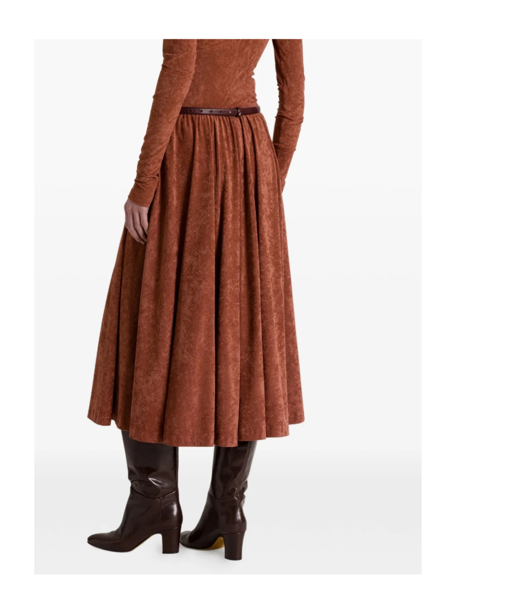 ALBERTA FERRETTI Alberta Ferretti Pleated Midi Skirt
