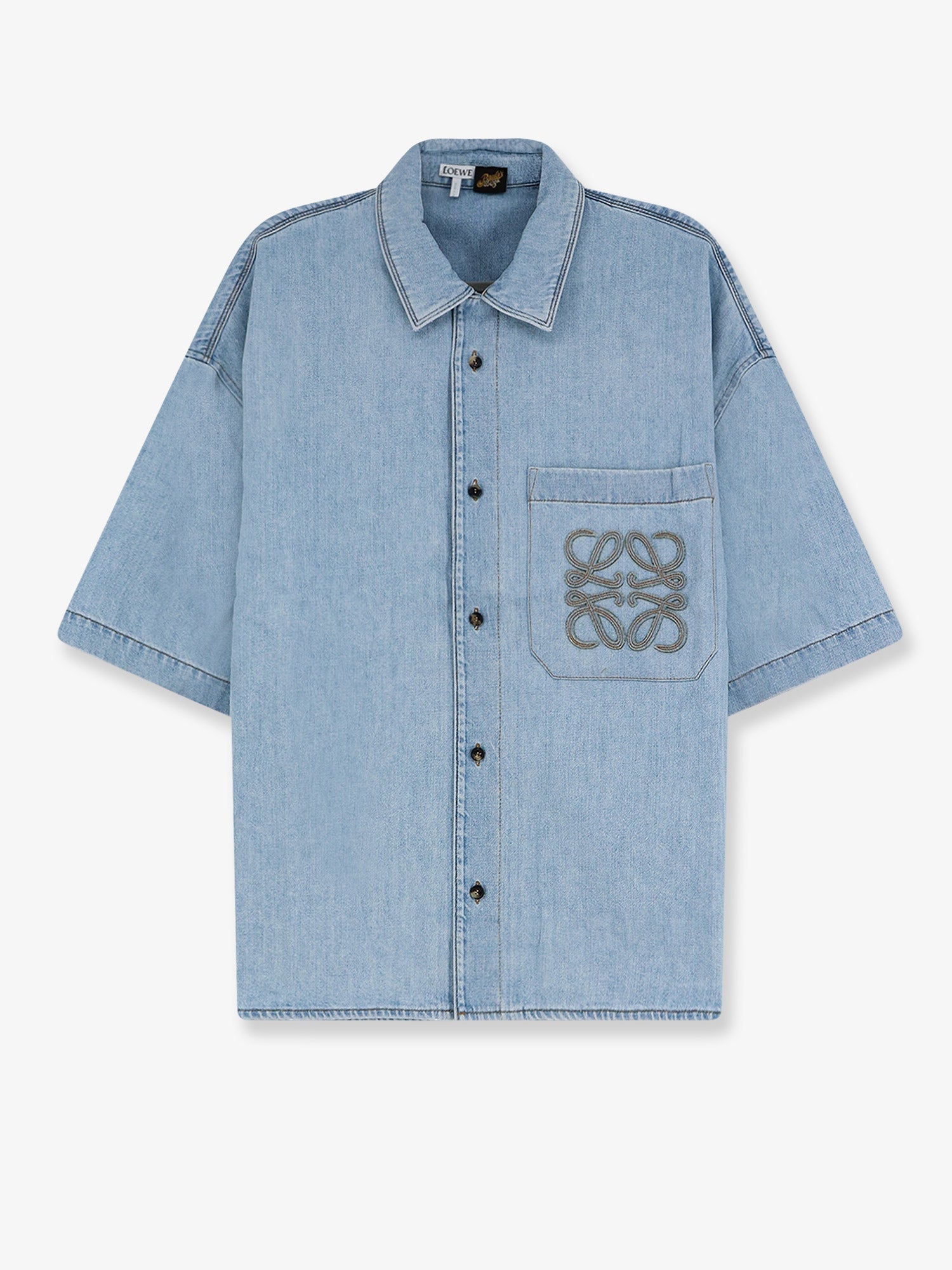 Loewe X Paula'S Ibiza Linen Button-Up Shirt - White | Editorialist