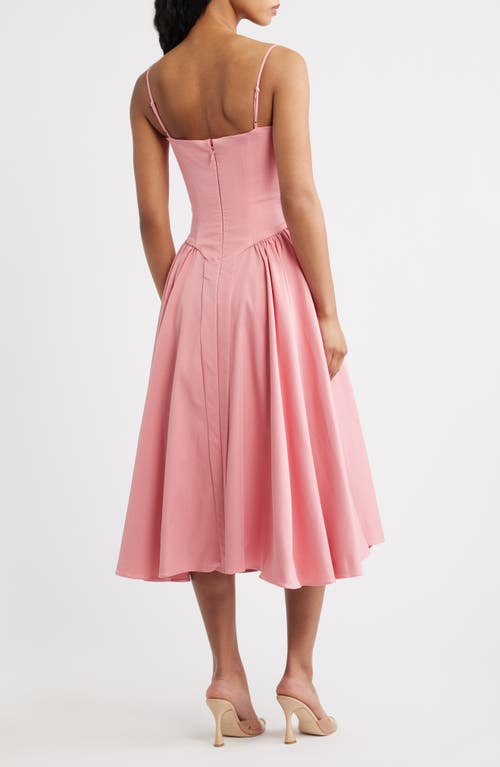 sabrina corset fit & flare dress House Of Cb Sabrina Corset Fit & Flare Dress In Light Jade Floral