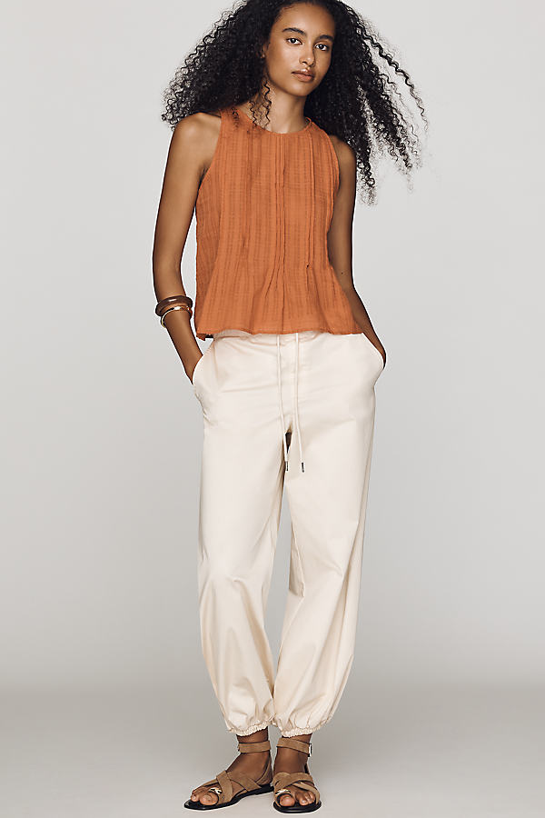 PILCRO Pilcro 100% Cotton Pintuck Tank Top