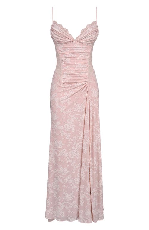 cotton eyelet shift dress Sunday Mornings in Bubblegum Pink Curves XL / Bubblegum falling straight through the lace-up wedding dresses Ophelia Organic Dress - Color:APEROL PRINT
