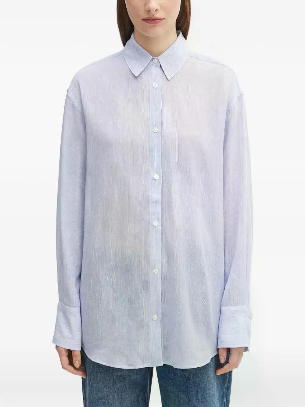 ANINE BING ANINE BING Plaza Long-Sleeve Button-Up Shirt
