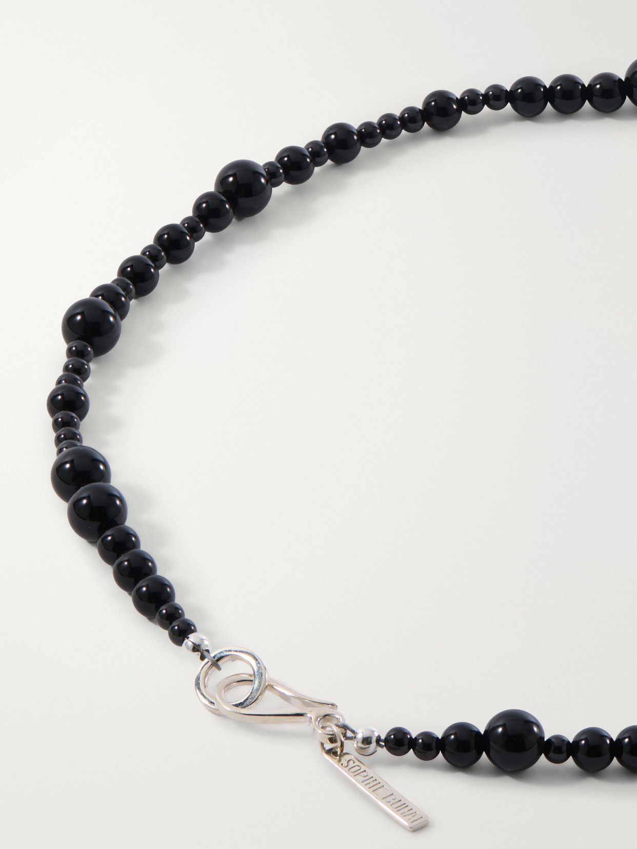 Sophie Buhai Tiny Pearl Collar - Silver,Black | Editorialist