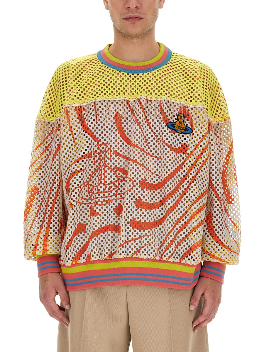 Vivienne Westwood Sunken Orb Zip Hoodie In Aw24-N401 - 57% Off