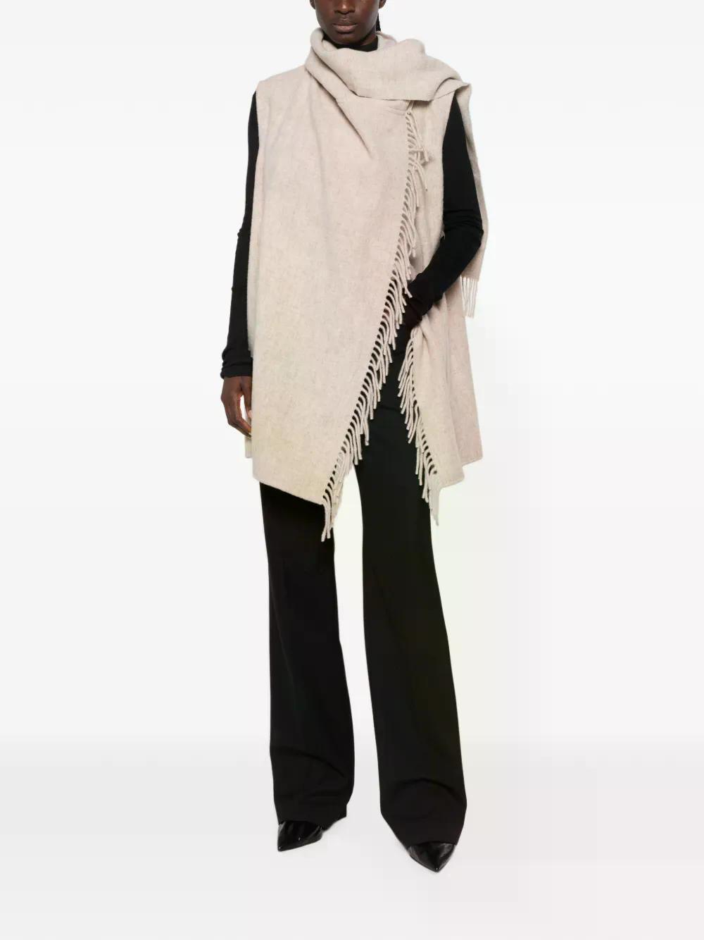 FABIANA FILIPPI Fabiana Filippi Fringed Scarf Cape