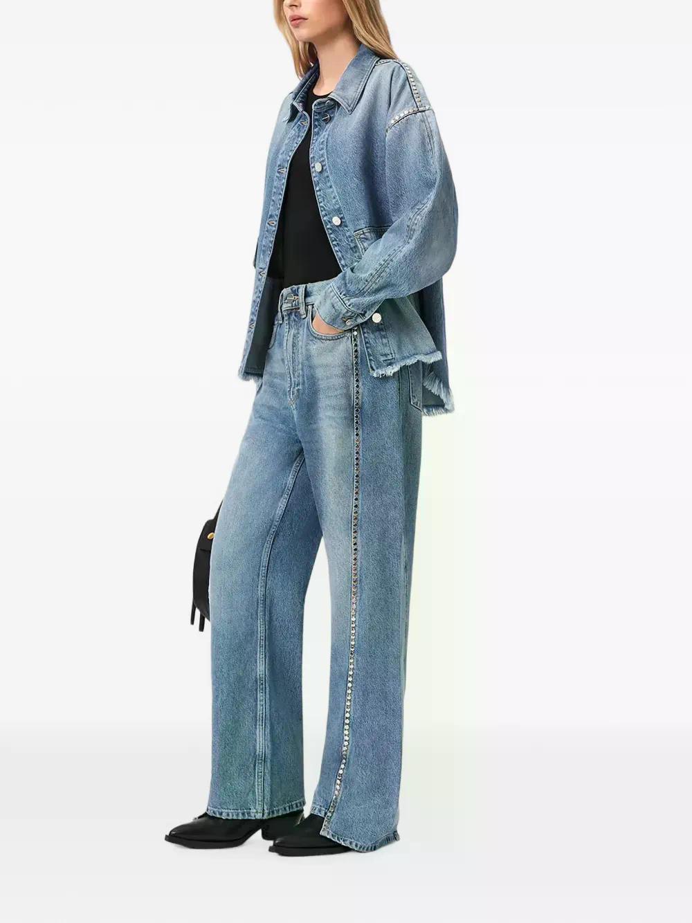 ALLSAINTS AllSaints Frankie Stud-Embellished Jeans