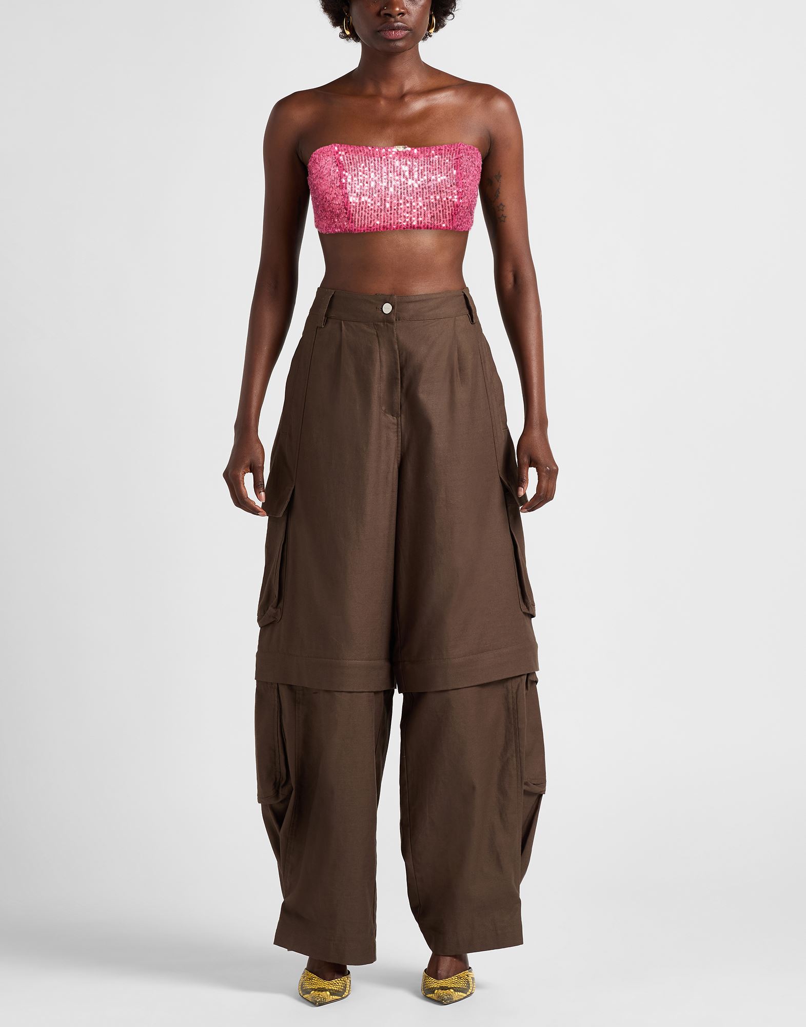 ELISABETTA FRANCHI Elisabetta Franchi Sequin Tube Top