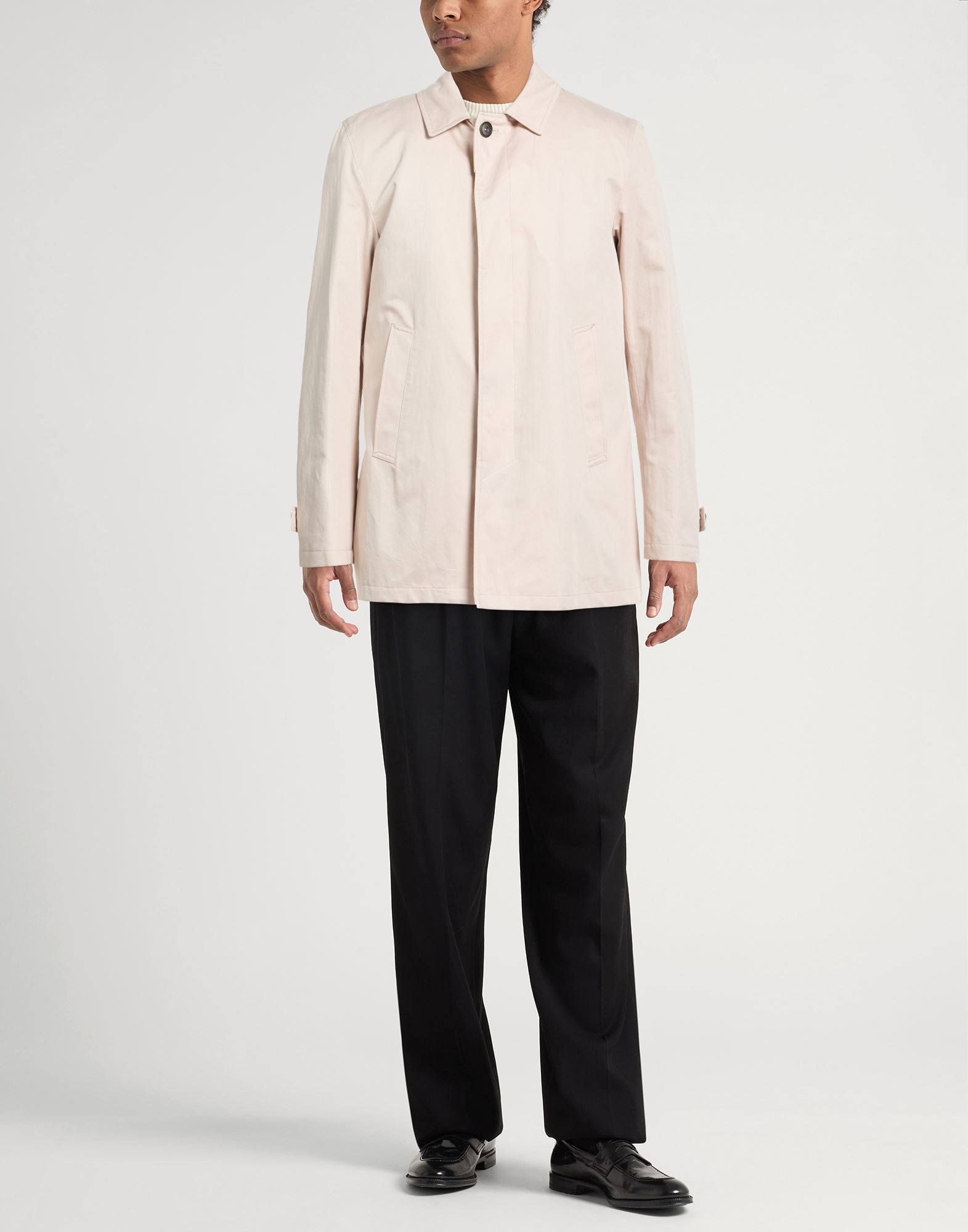 HERNO HERNO Cotton Linen Overcoat