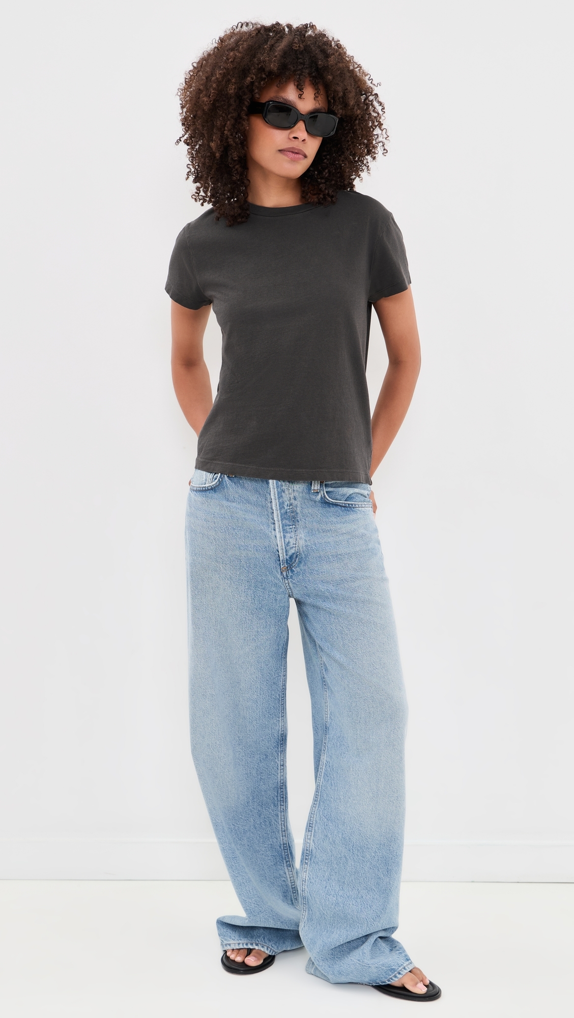 AGOLDE AGOLDE Long Line Adine Tee