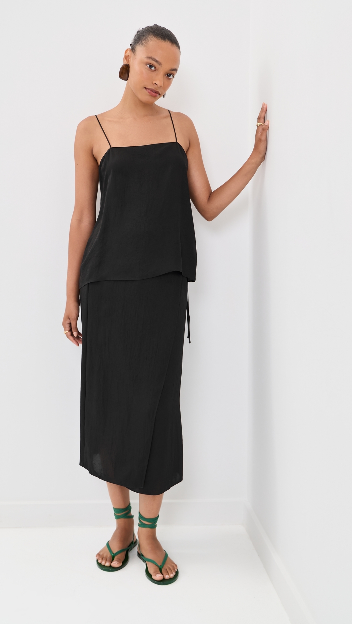 TIBI Tibi Summer Slip Wrap Skirt