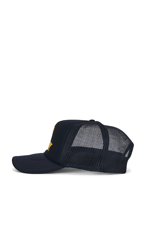 Navy ALO Yoga District Trucker Hat ? Embroidered Logo Athletic Baseball Cap|NWT Alo District Trucker Hat Navy | TikTok main image 3