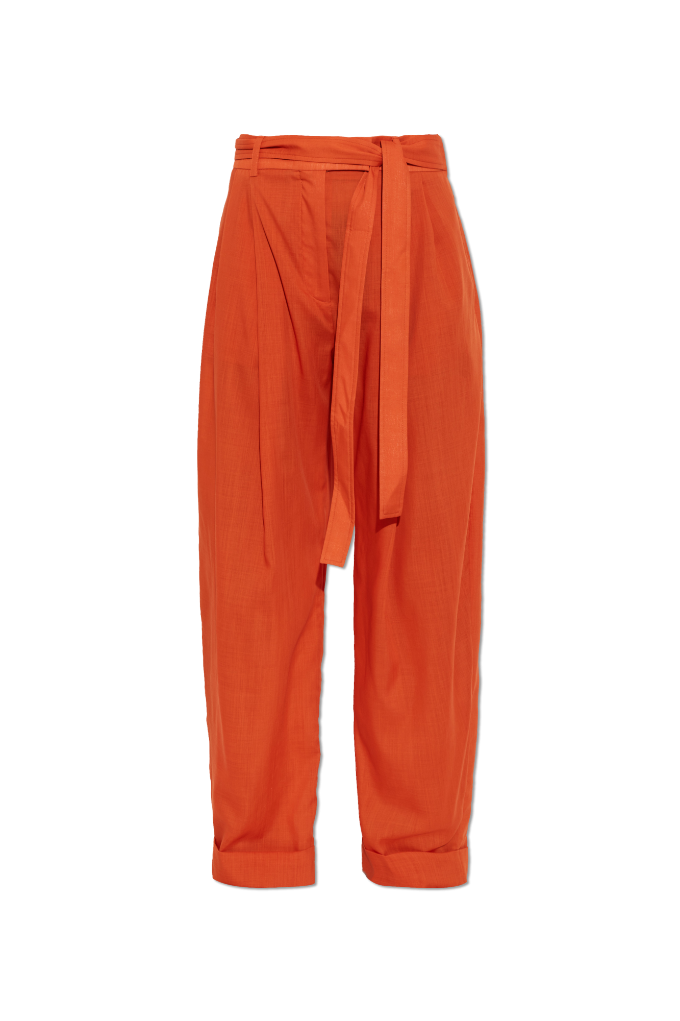 SALVATORE FERRAGAMO FERRAGAMO High-Waisted Wool Trousers