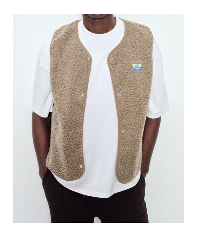 AMERICAN VINTAGE American Vintage Logo Fleece Vest