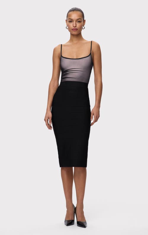 HERVE LEGER Herve Leger Icon Bandage Pencil Skirt