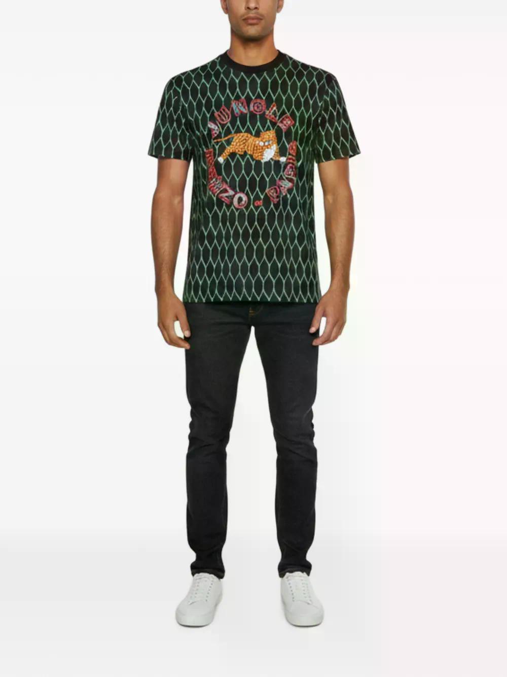 KENZO x h&m tiger-print crew-neck t-shirt