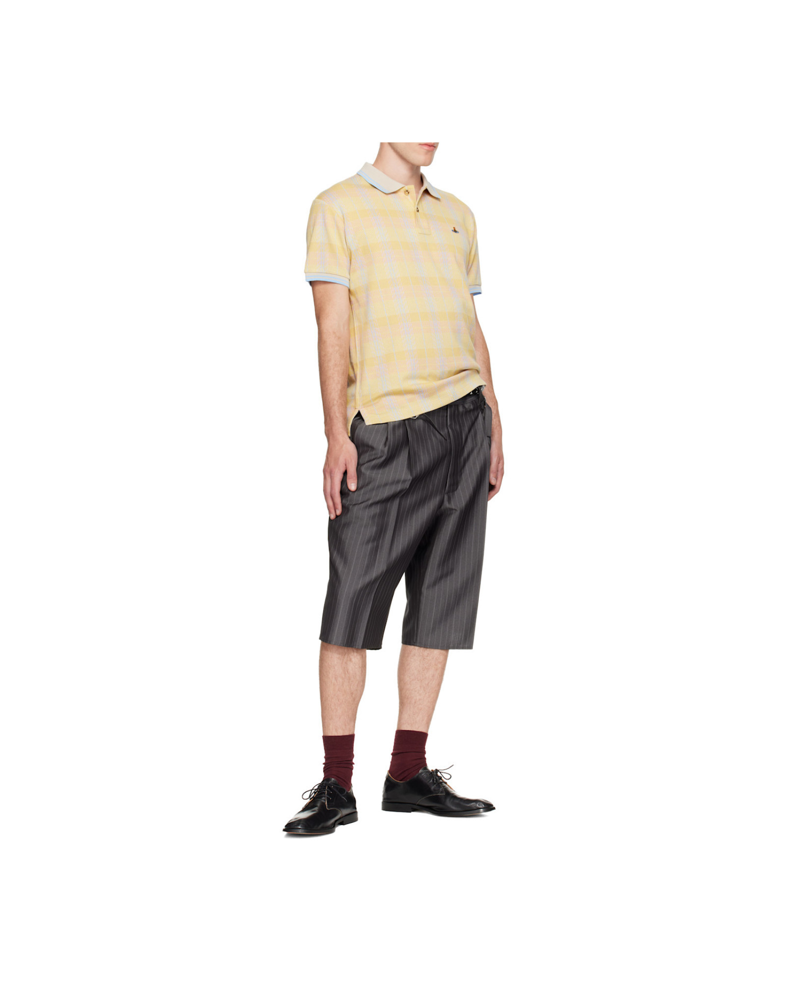 VIVIENNE WESTWOOD Vivienne Westwood Checked Knit Polo Shirt