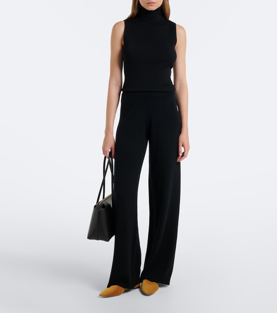 JARDIN DES ORANGERS Jardin des Orangers Ribbed Virgin Wool Turtleneck Top