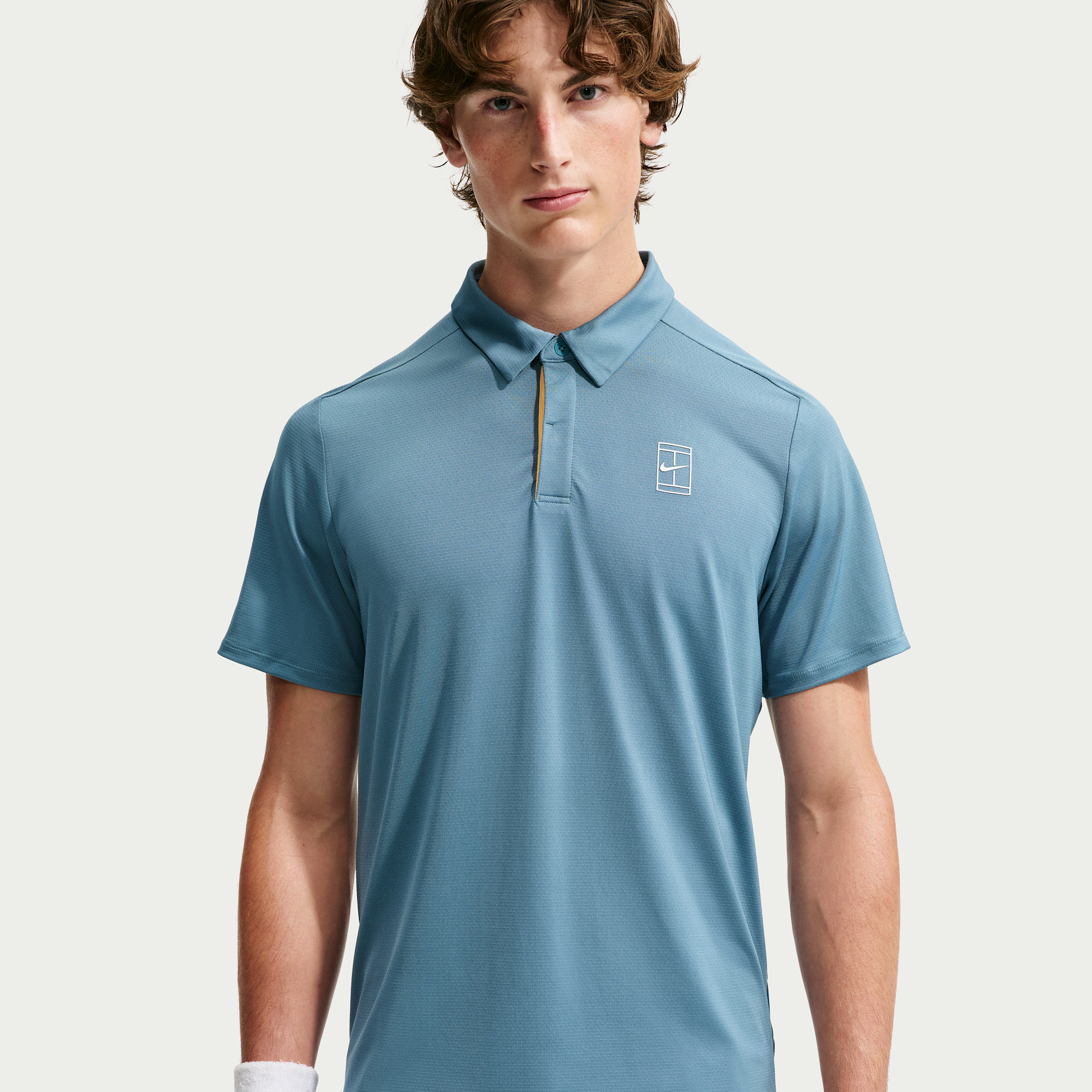NIKE men's court advantage dri-fit tennis polo
