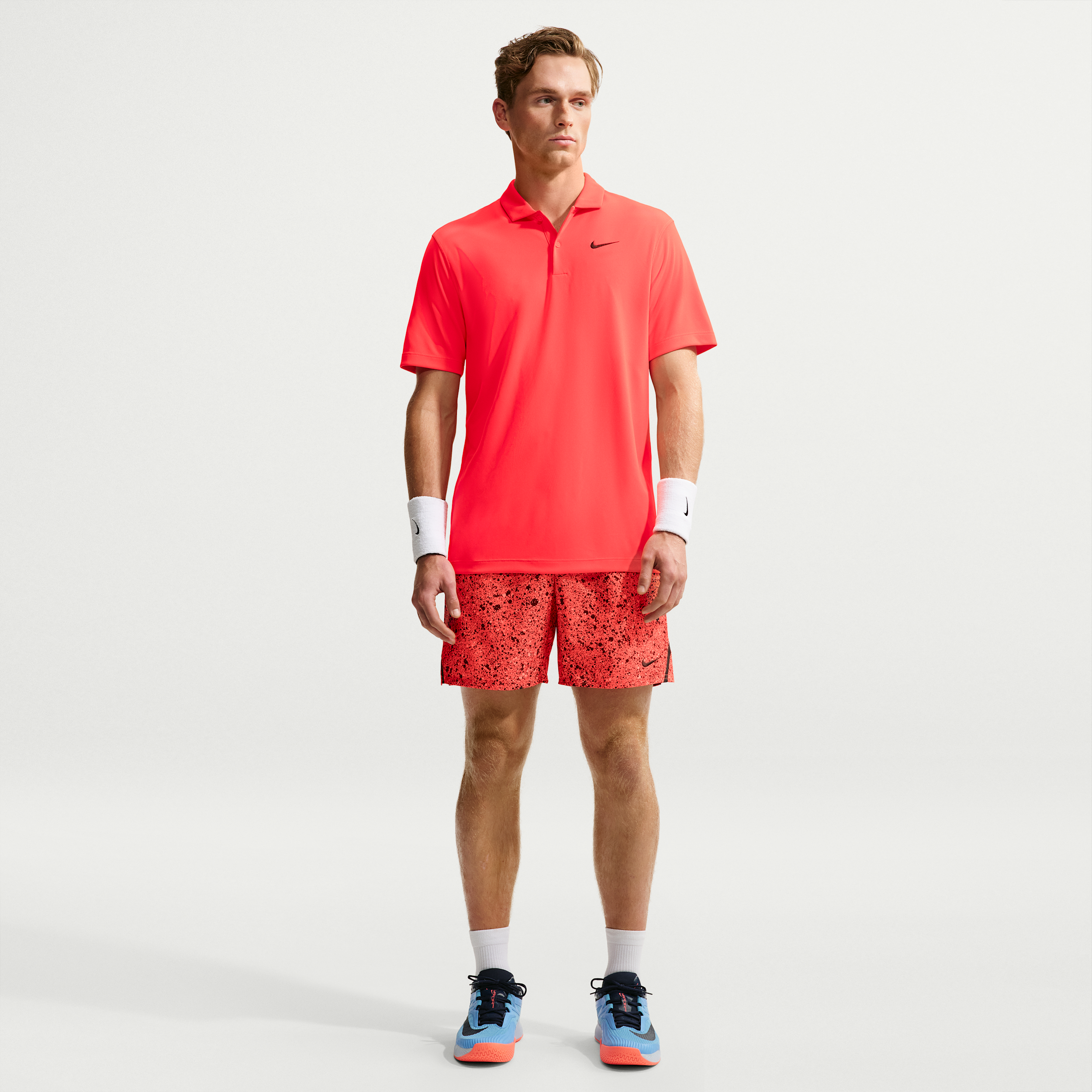 NIKE men's court dri-fit tennis polo