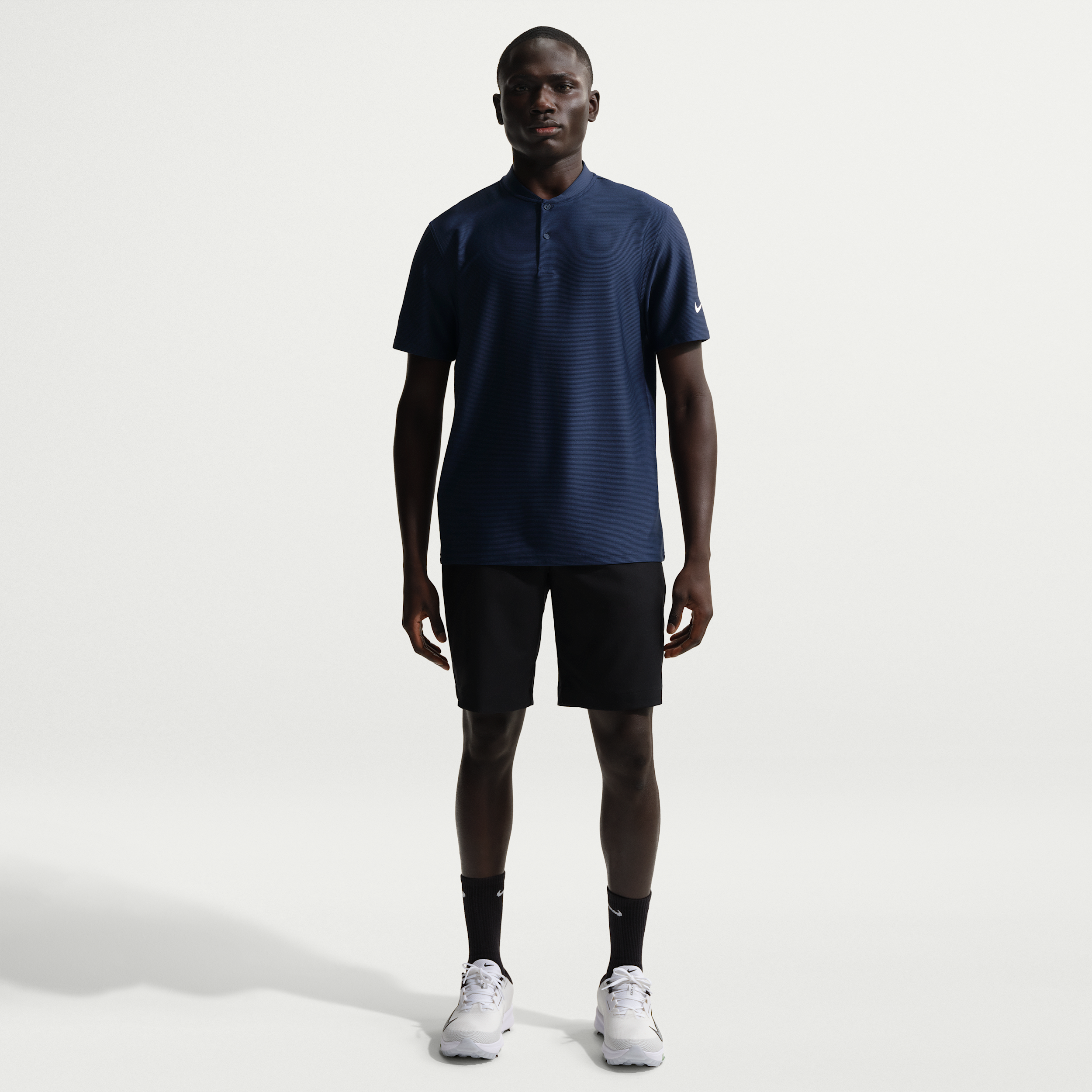 NIKE men's velocity dri-fit blade collar golf polo