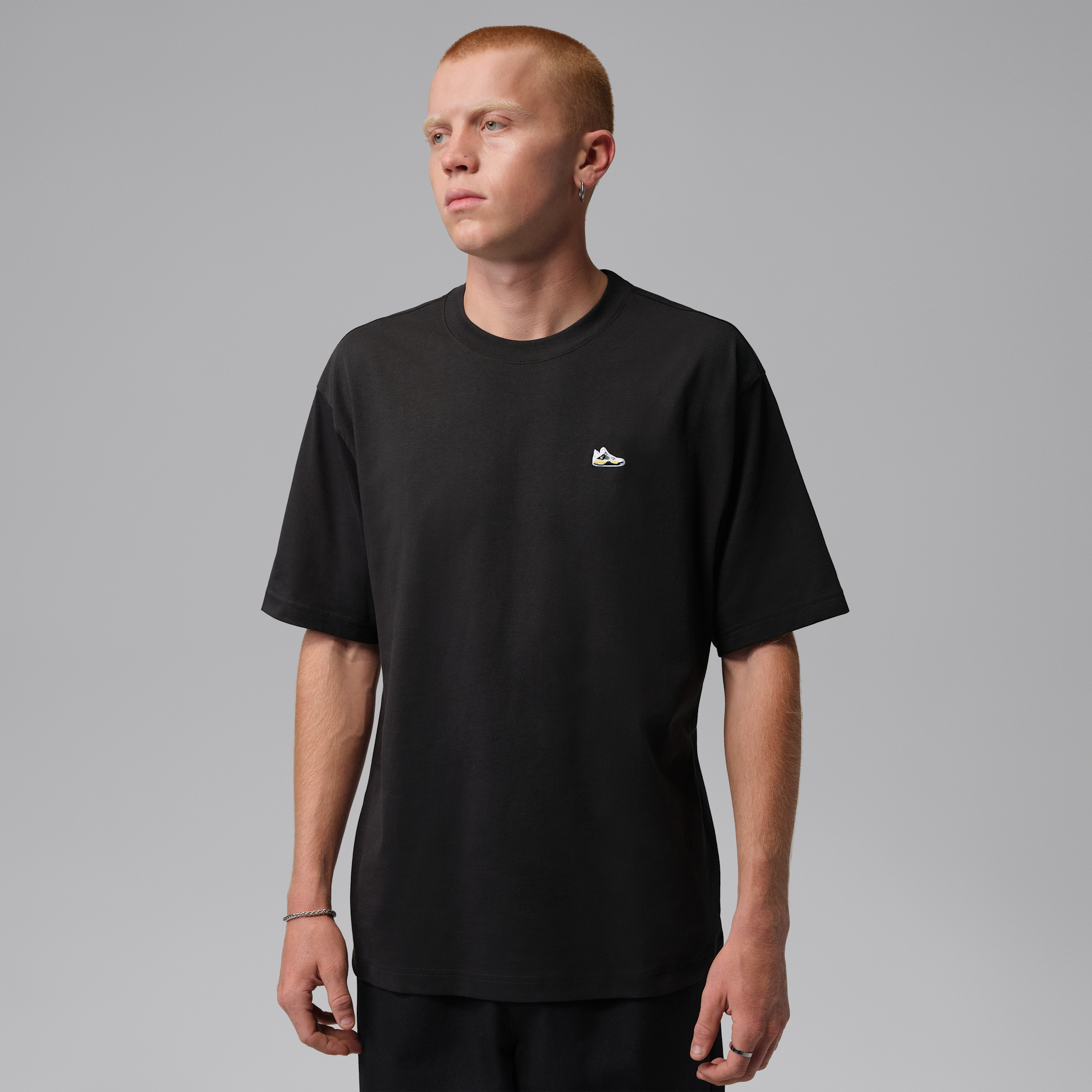 JORDAN men's sneaker patch t-shirt